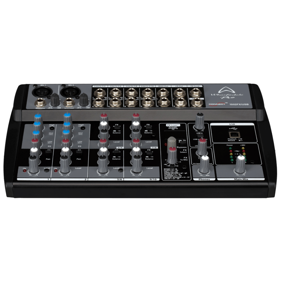 Wharfedale Pro Connect 1002FX/USB Mixer | Wharfedale Mixer for Live So ...
