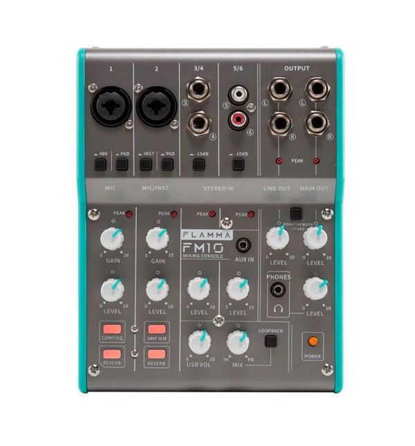 FLAMMA FM10 MIXING CONSOLE – Fouche Guitars